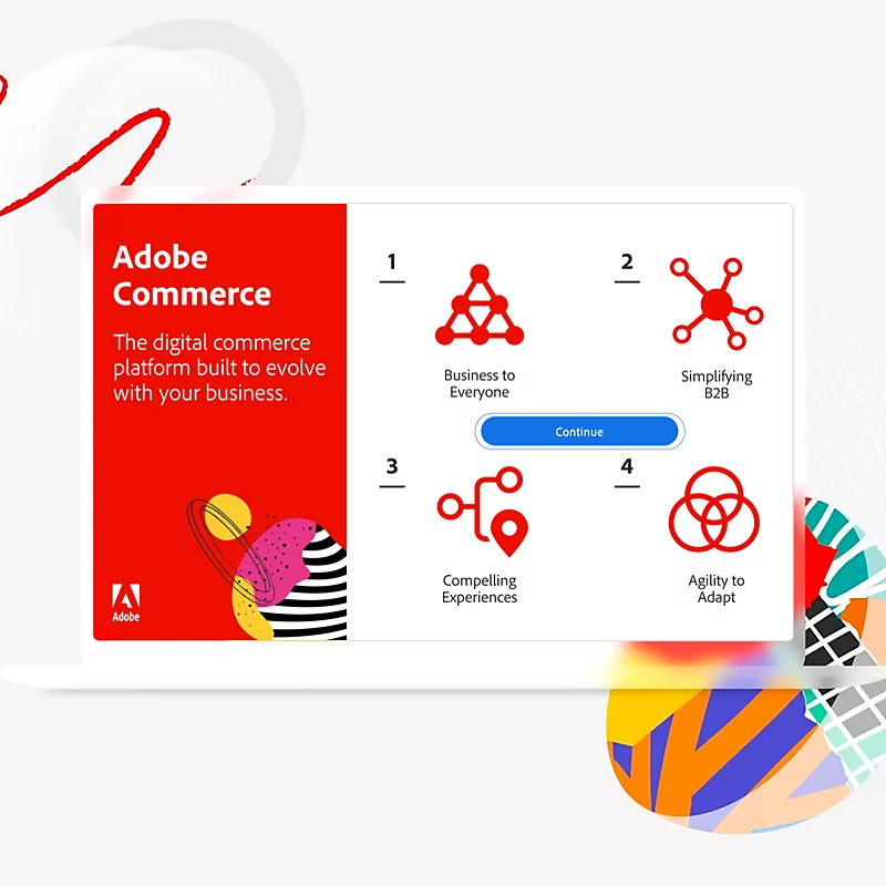 Digitalisation stories for Adobe Commerce B2B merchants